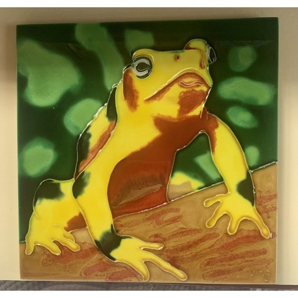 Continental Art | Wall Decor | Yellow Tree Frog 8x8 Decorative Wall Art ...